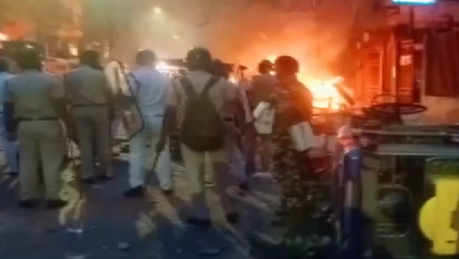 Violence erupts after Muslims pelt stones at Ram Navami procession passing through a 'Muslim ...