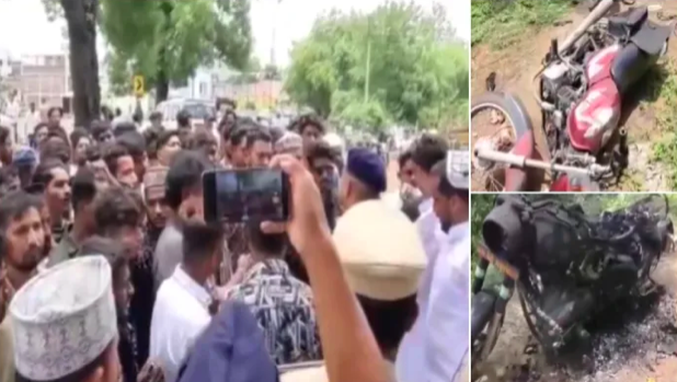 Muslim youths attack and molest Hindus protesting against cow slaughter ...