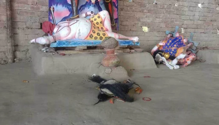 Ancient Hindu temple attacked, idols beheaded by Muslim men ahead of ...