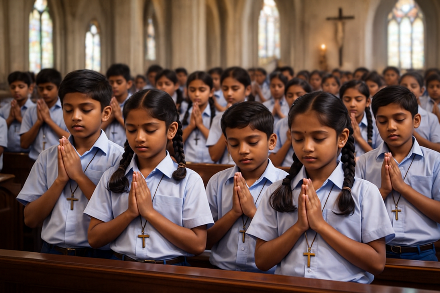 Hindu students coerced into church visits, prayers and served non ...