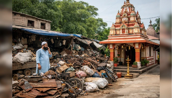 Hindu temple encroached by Muslim man in Raisen, Madhya Pradesh, daily ...